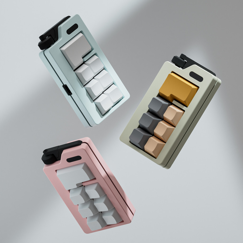 Finger Keyboard Keychain Fidget Toy Mechanical Keyboard Switch Keycaps ...