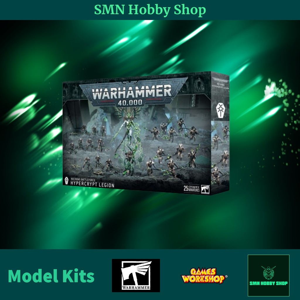 Miniatures Battleforce Necrons Hypercrypt Legion 25 Miniatures Board ...