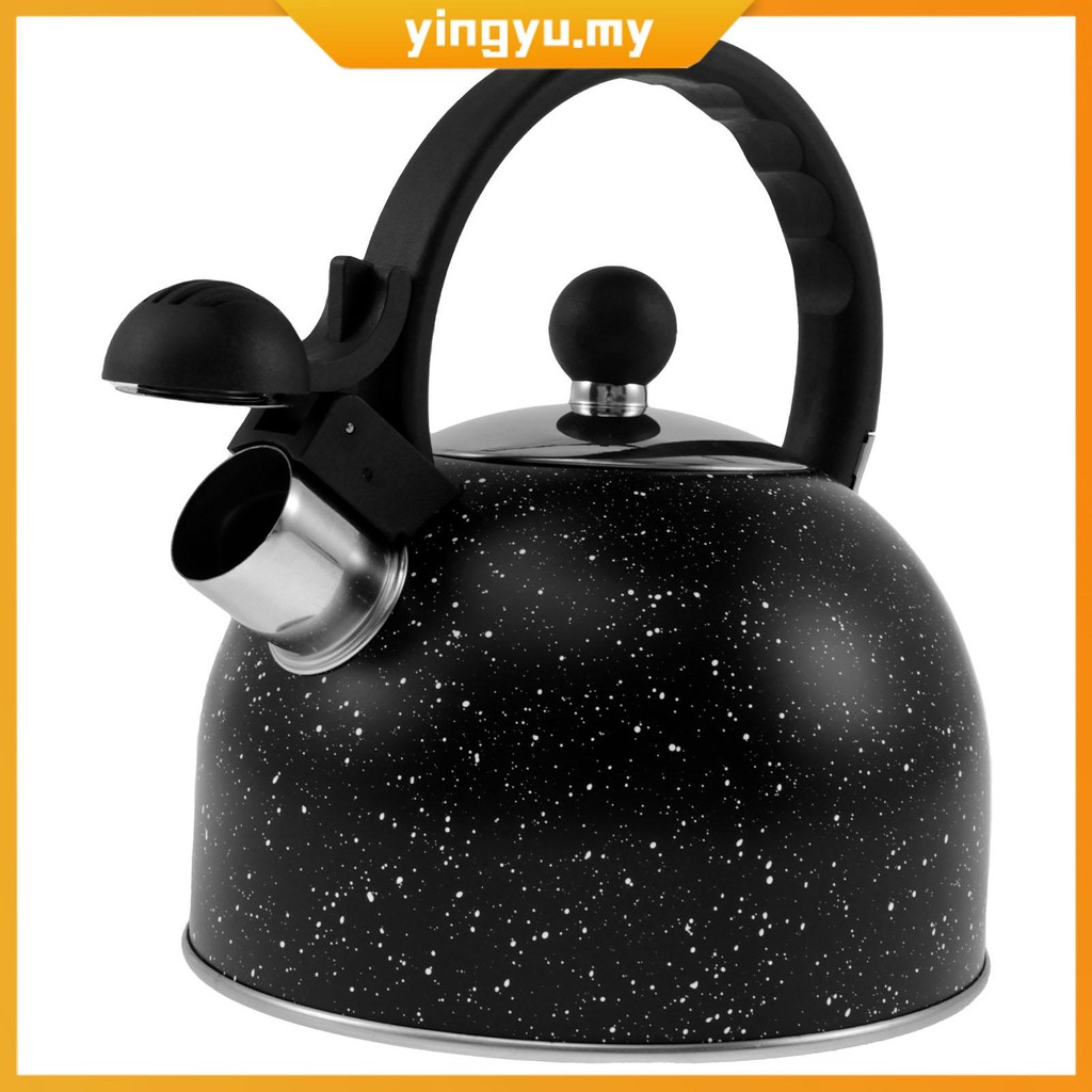 Whistling Kettle with Ergonomic Handle 2.5L Stove Top Kettle Stainless ...