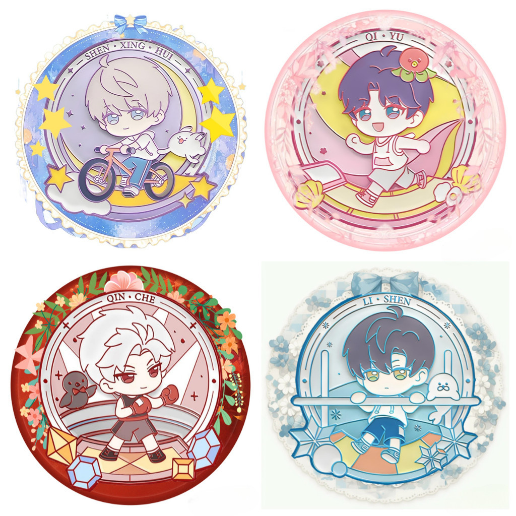 Love and Deep Space Badge Q Version Sports Medal Series Qin Cheqi Yu ...