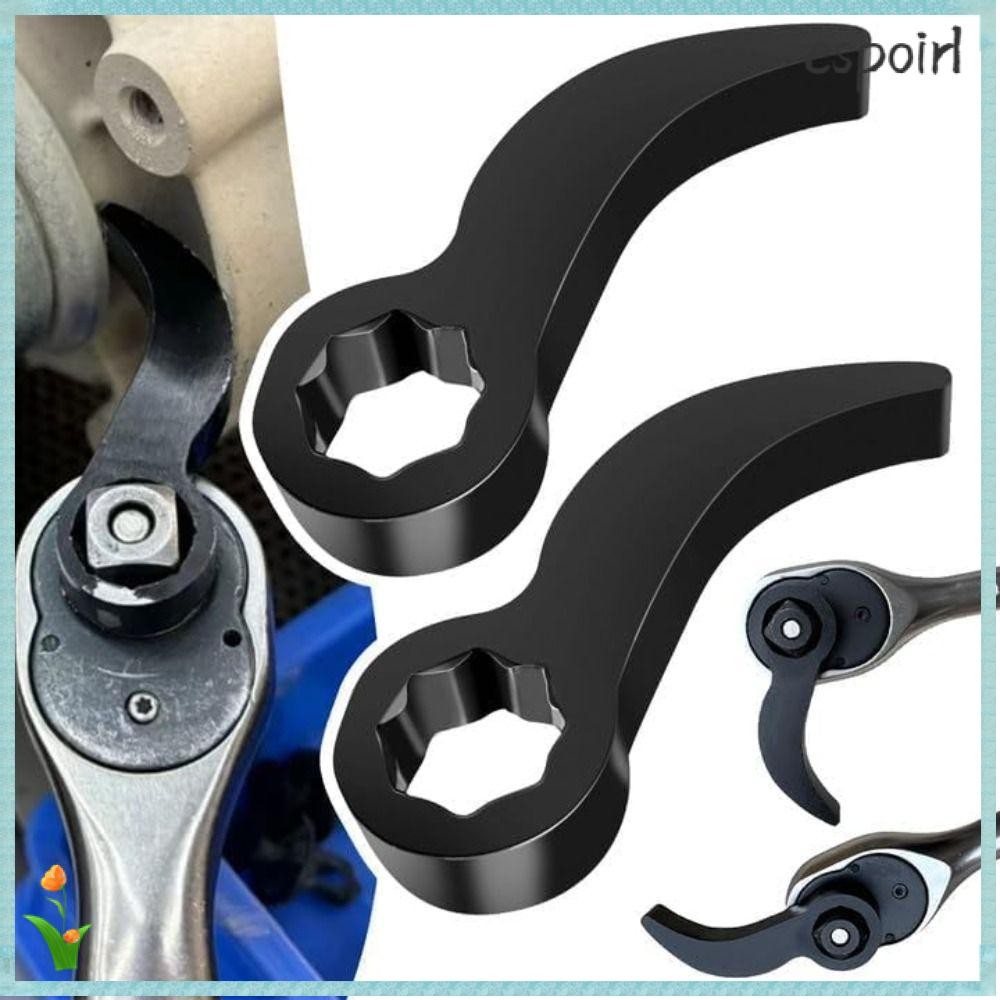 ESPOIR Crowbar Adapter Head Tools, Fits 3/8" Ratchet Adjustable Angle ...