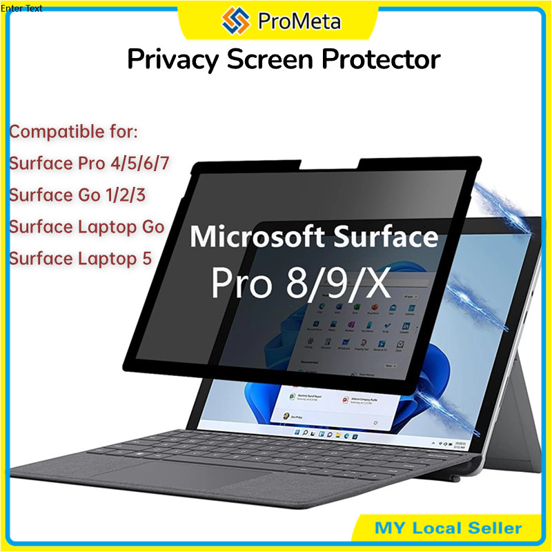Privasi Removable Surface Privacy Screen Protector Anti-Spy Filter for ...