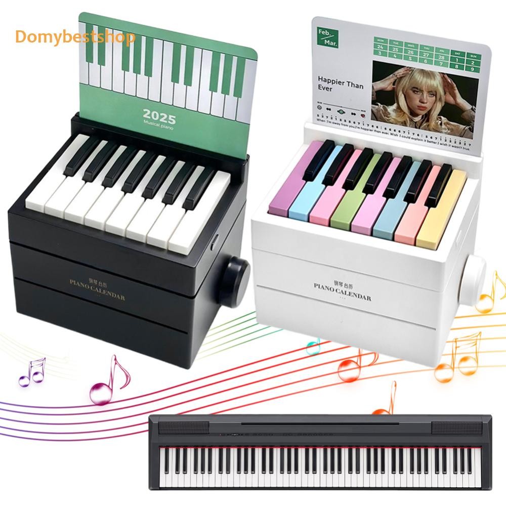 Piano Calendar 2025 Music Sheets Toy Playable Mini Piano Calendar Gift ...