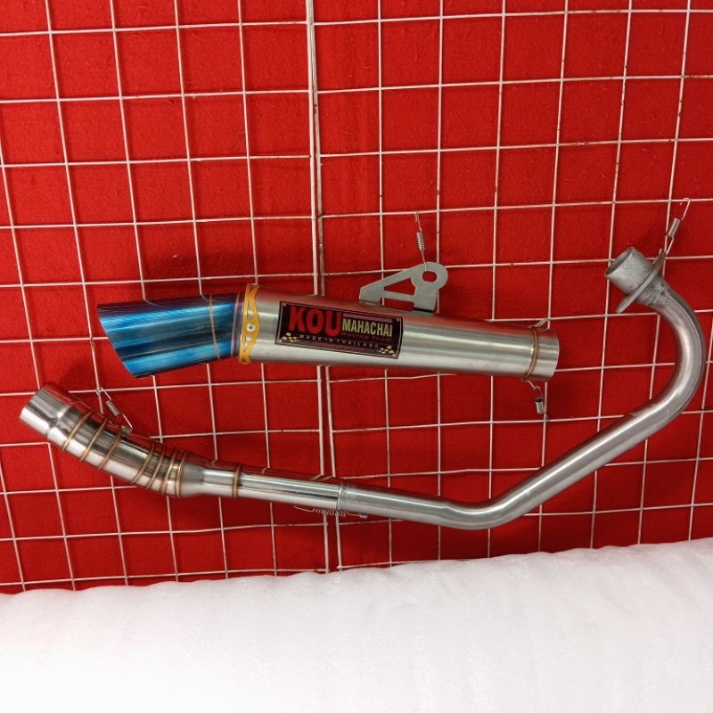 Kou Mahachai exhaust open pipe 1set for sniper150 raider 150fi carb ...
