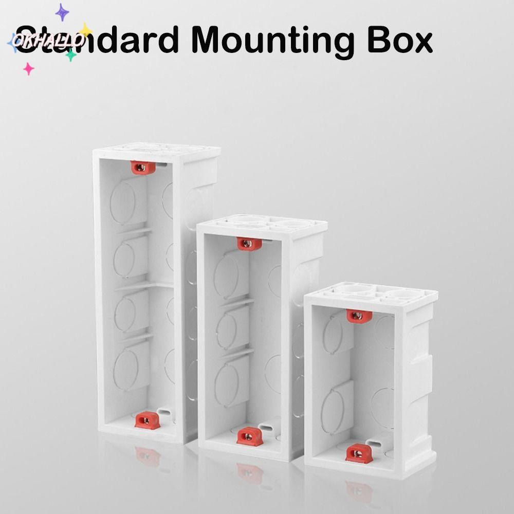 OKHALLO Internal Cassette, Standard Plastic PVC Standard Mounting Box ...
