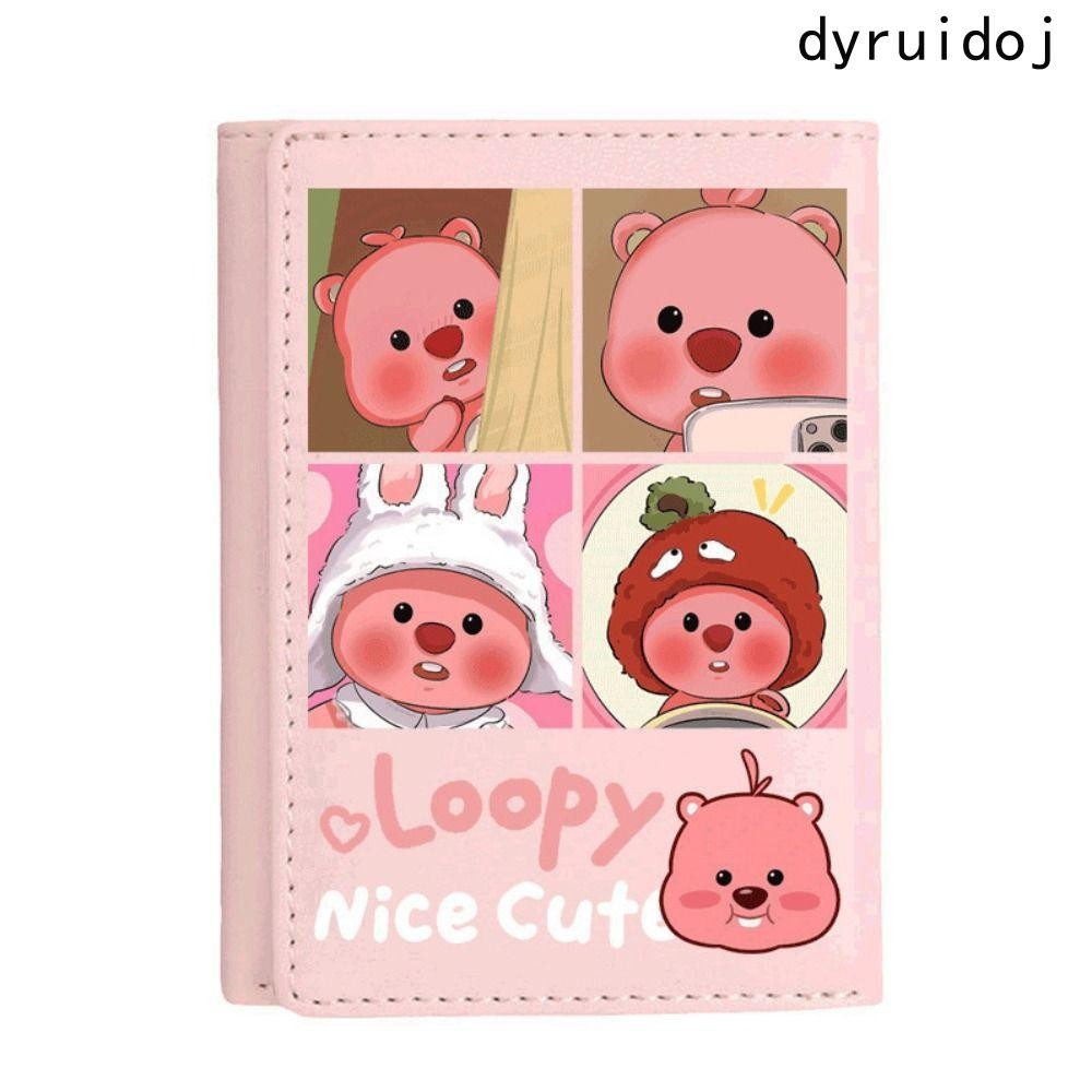 DYRUIDOJ Loopy Wallet, Pu Leather Printing Zipper Purse, Cute Anime ...