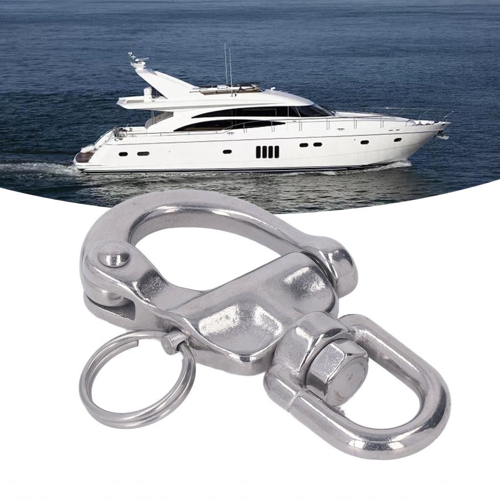 360 Degree Rotation Stainless Steel Snap Shackle Anti Quick Release ...