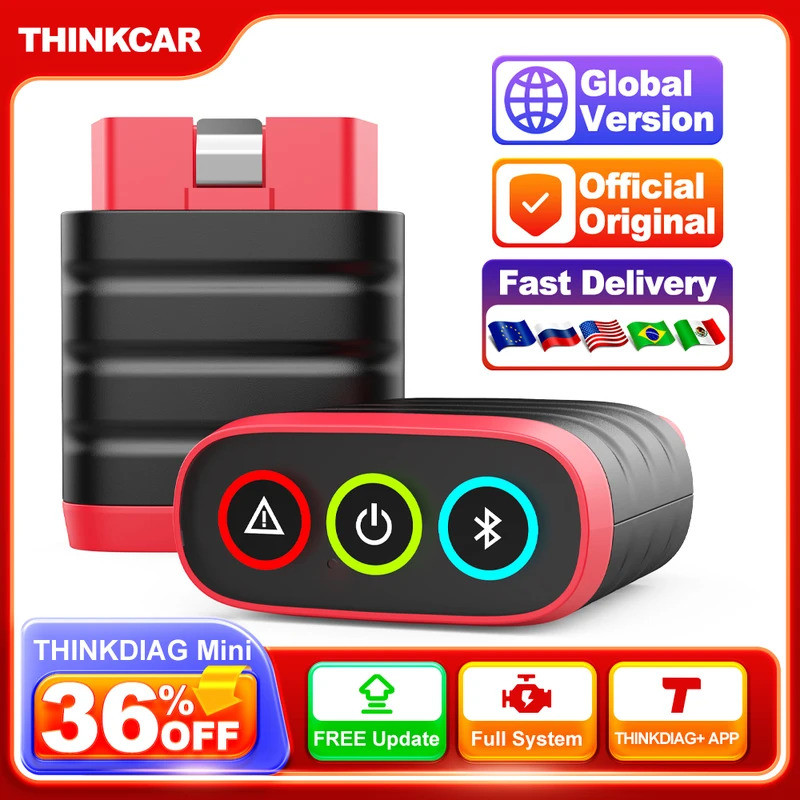 THINKCAR THINKDIAG MINI Obd2 Scanner For Auto Full Obd 2 Function ...