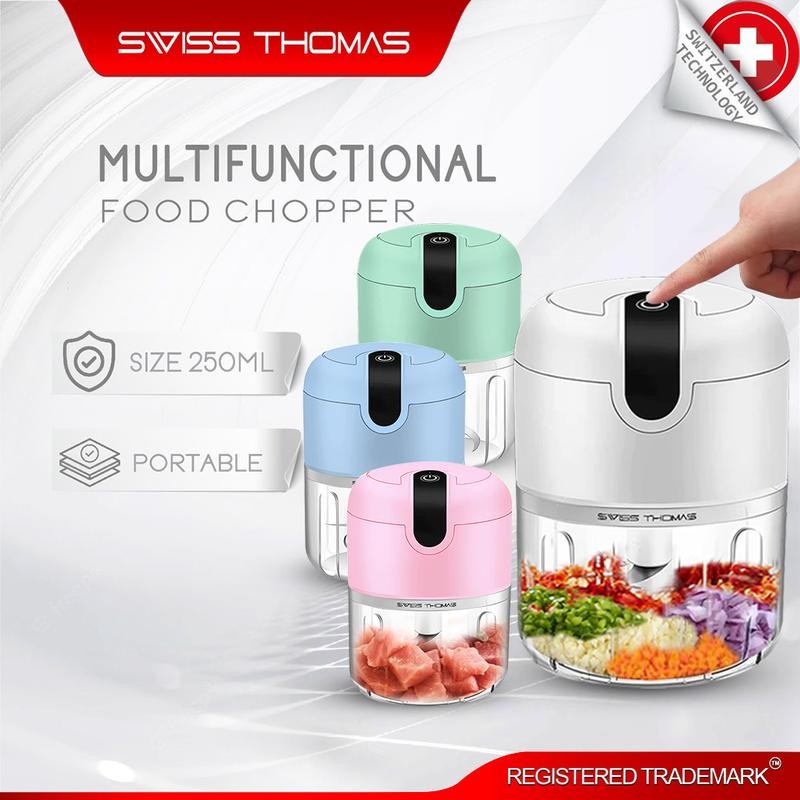 Swiss Thomas Mini Blender Garlic Chopper Electric Food Chopper Food ...