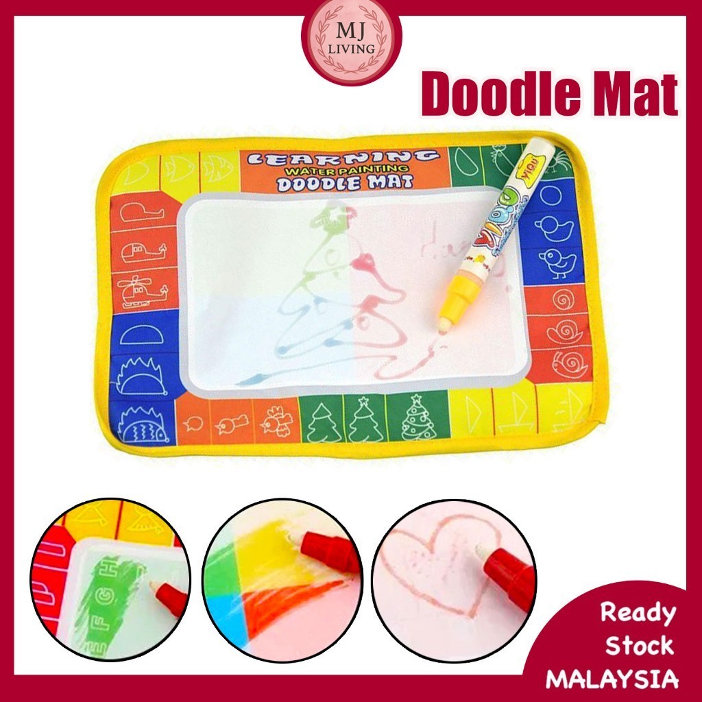 Water Painting Doodle Mat Coloring Doodle Mat With Magic Pen Painting ...
