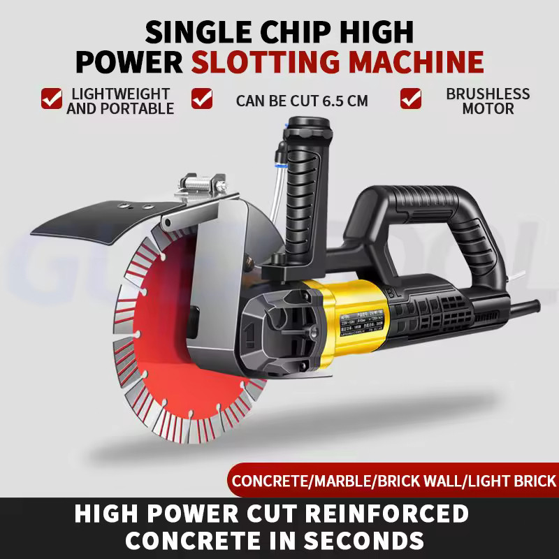 220V Grooving Machine Fully Automatic Dust-free Wall Cutting Machine ...