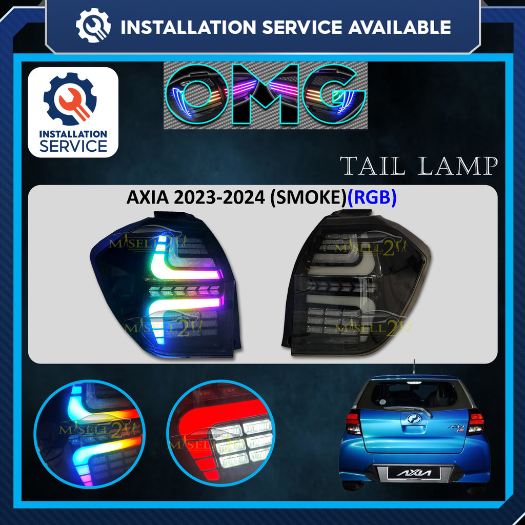 [Installation Provided] Perodua Axia 2023 - 2024 AMG RGB Design Dynamic ...