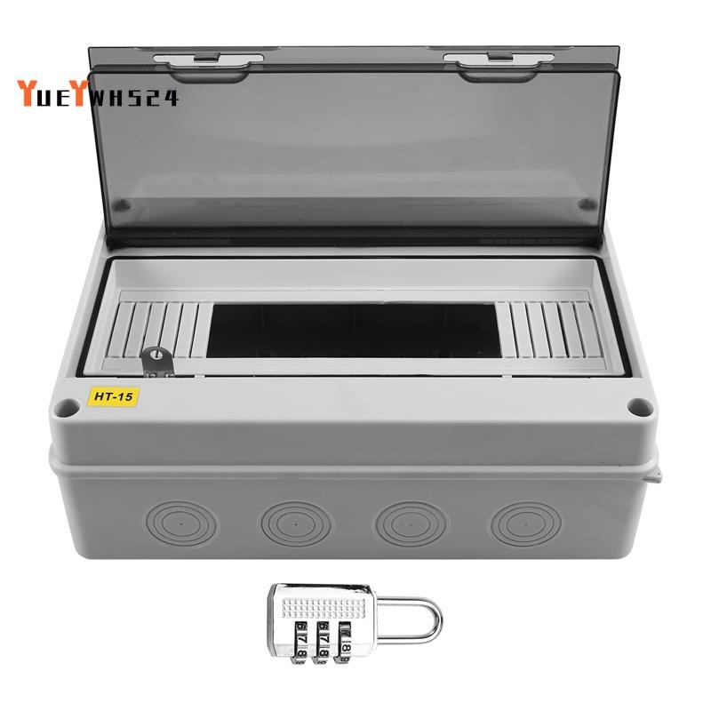 HT Series Junction Box 15WAY IP65 Waterproof Distribution Box Outdoor Plastic Electrical ABS ...