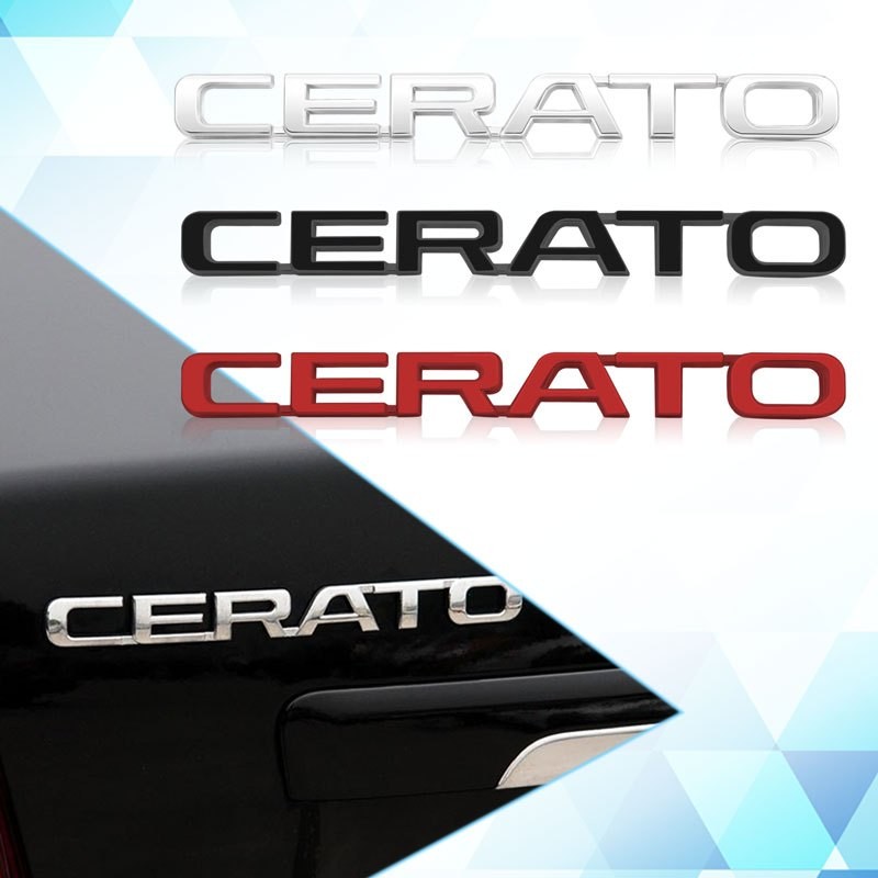 3D Metal Car Letter Logo Sticker For Kia SPECTRA Cerato Emblem Auto ...