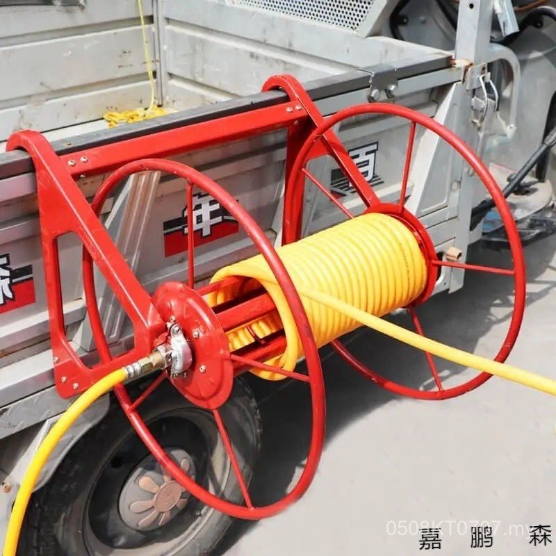 Agricultural Pipe Storage Rack Dosing Pipe Storage Pipe Reel Car Hand ...