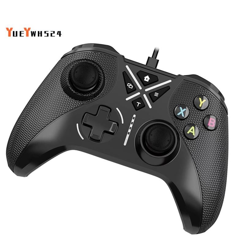 Wired Game Controller with Hall Triggers Joysticks and Turbo Function ...
