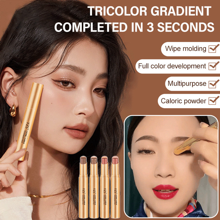 Three-Color Eyeshadow Stick/Wipe Molding Full Color Multipurpose ...