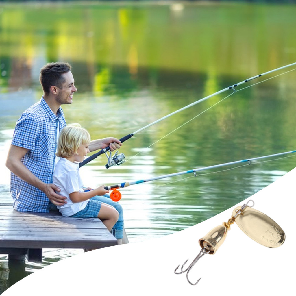 Variety of Colors Spinner Bait Metal Spinner Bait for Fishing Premium ...