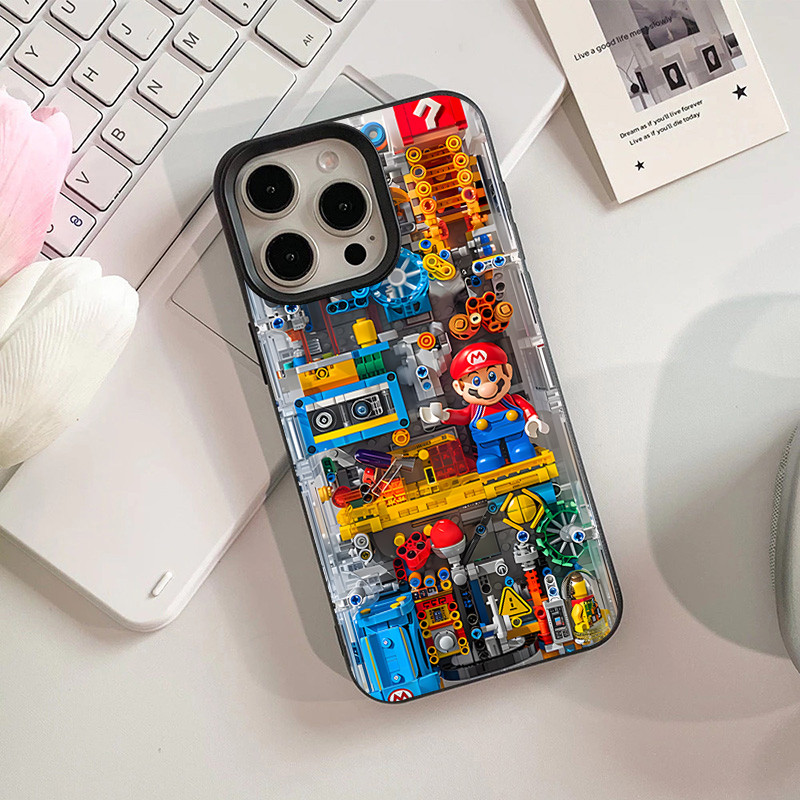 For iphone 16 pro Case 15 11 12 13 14 pro max Lego and Super Mario ...
