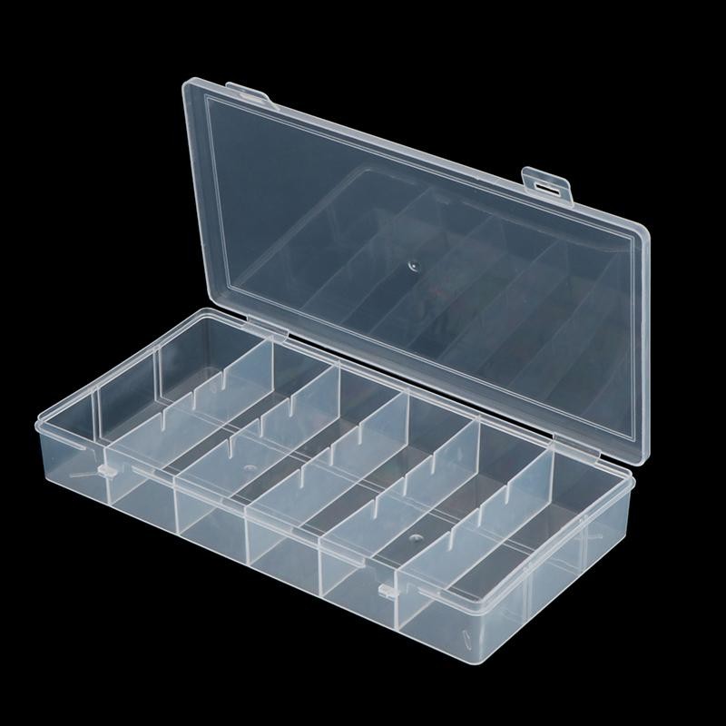 [MrGreatGood] 6 Grids Compartment Plastic Storage Box Practical Toolbox ...