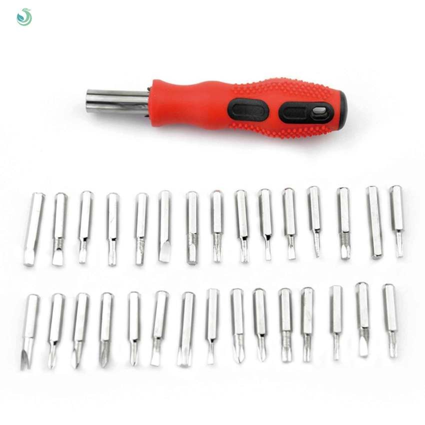 31PC Pagoda Type Universal Screwdriver Multitool Set Manual Combination Maintenance Driver Screw ...