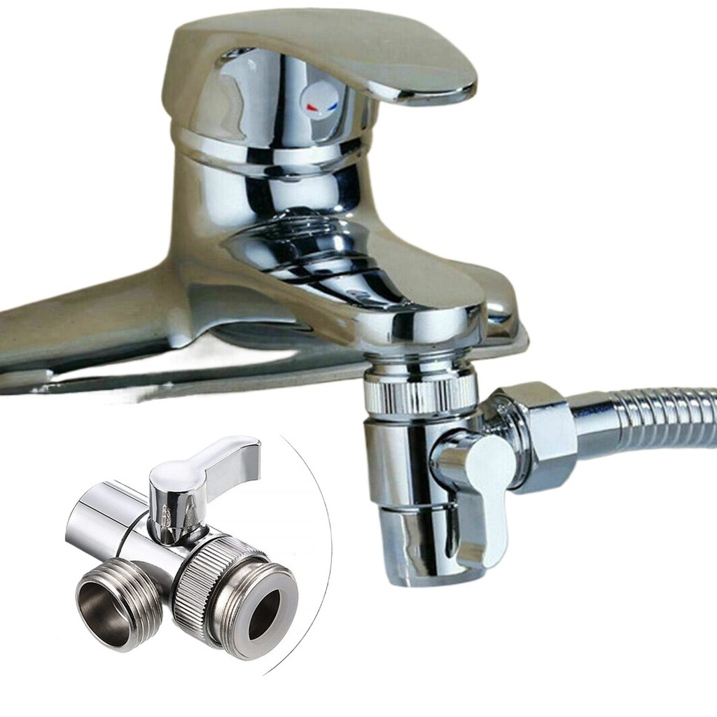 Kitchen Faucet Adapter Bathroom Switch Splitter Diverter Sink Valve ...