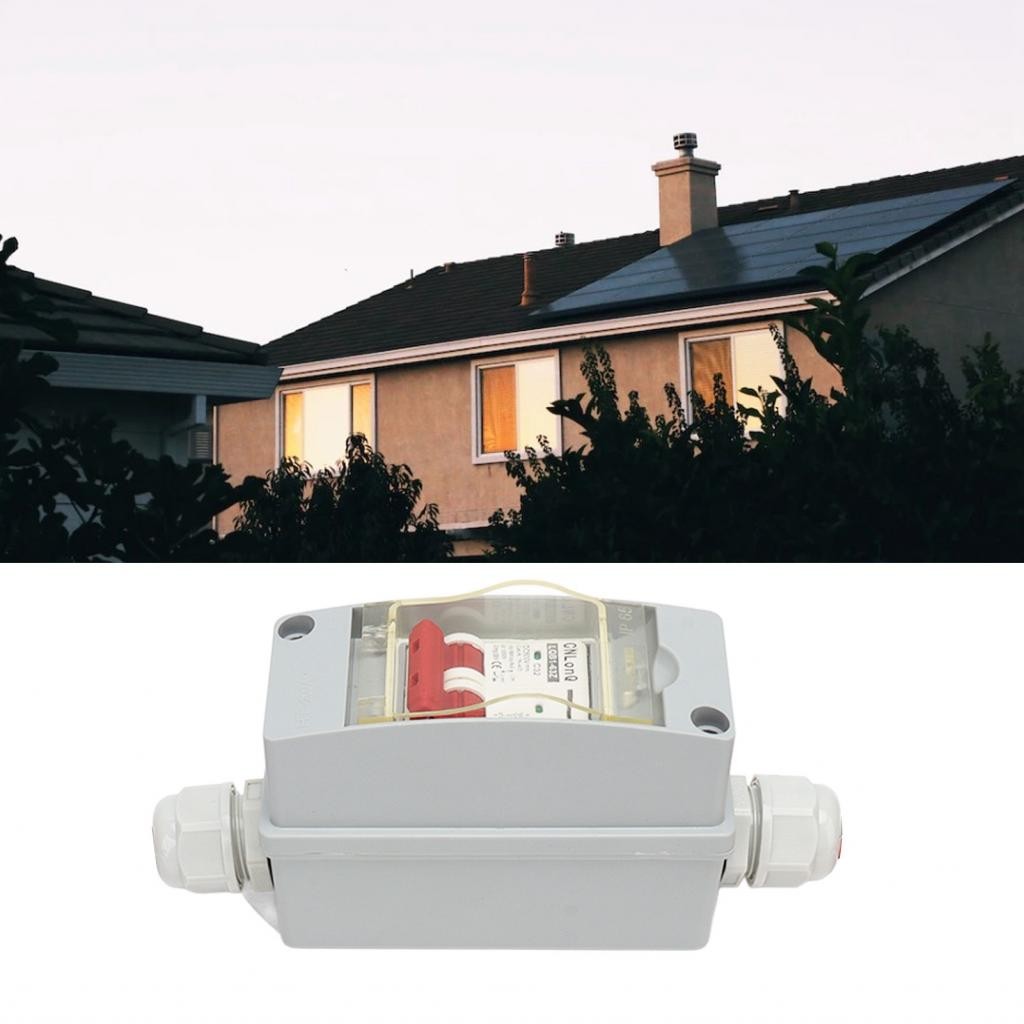 DC 500V 32A 2P Circuit Breaker MCB Disconnect Switch With IP65 ...