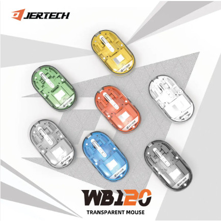 Jertech WB120 Custom Logo Mouse Wireless Bluetooth Tri-Mode Magnetic ...