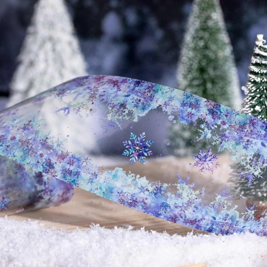 JIANWU 70mm*200cm Snow Becomes Poetry Series Vintage Snowflake ...