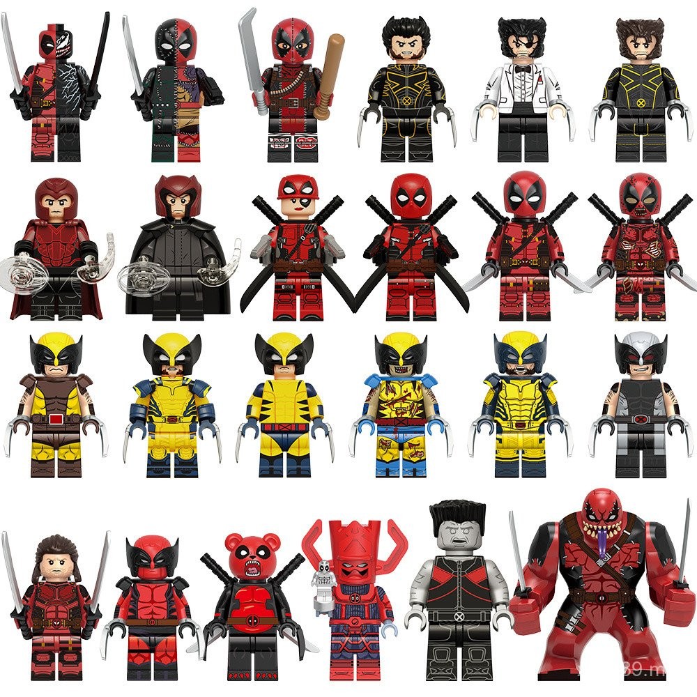Compatible with Lego Building Blocks Superhero Series Deadpool King ...