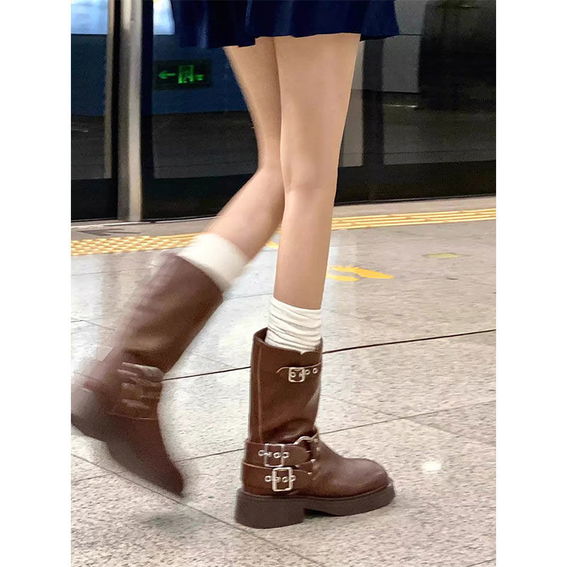 Martin Boots Female Melade Style Brown Short Boots 2025 New Style ...