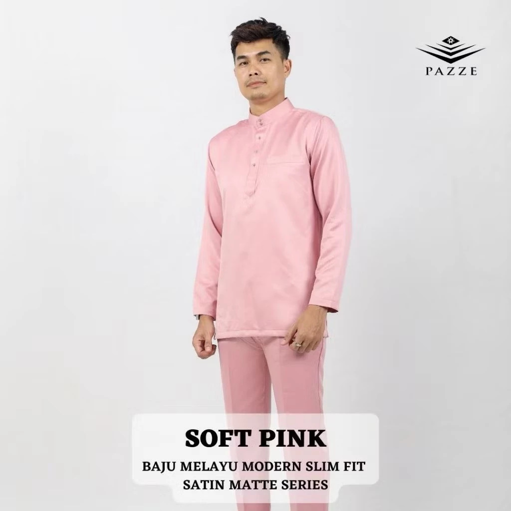 NEW RAYA 2025 | SOFT PINK BAJU MELAYU SLIM FIT | SET TUNANG NIKAH DUAL ...