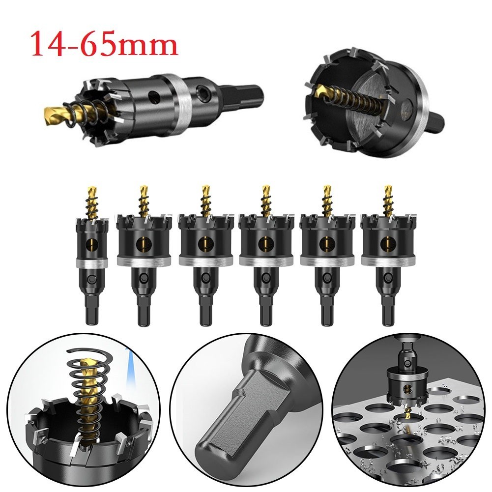 Opener Drill Bit Carbide Alloy Edge Making Circular Metal Wood 14-60mm ...