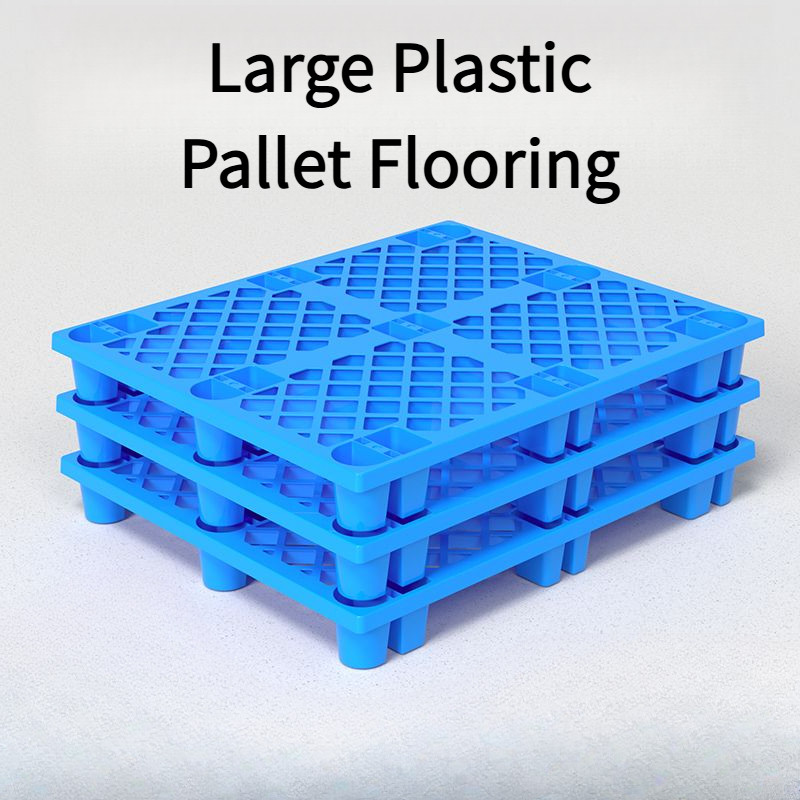 Forklift thickened plastic pallet 9/18Legs NetHoles Large moisture ...