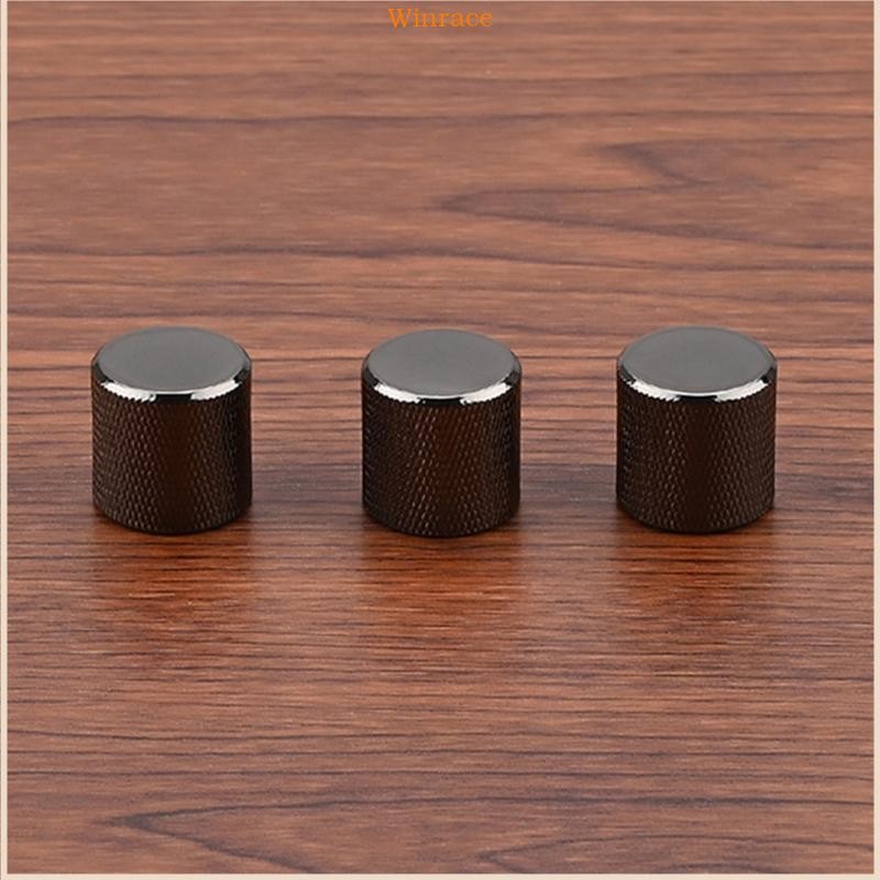 WRC 3 Pcs Electric Guitar Bass Knob Volume Tone Dome Control Knob Metal ...