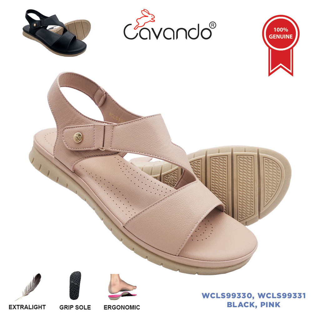 Cavando Women's Comfort Sandals WCLS99330/WCLS99331 ( Black/Pink ...