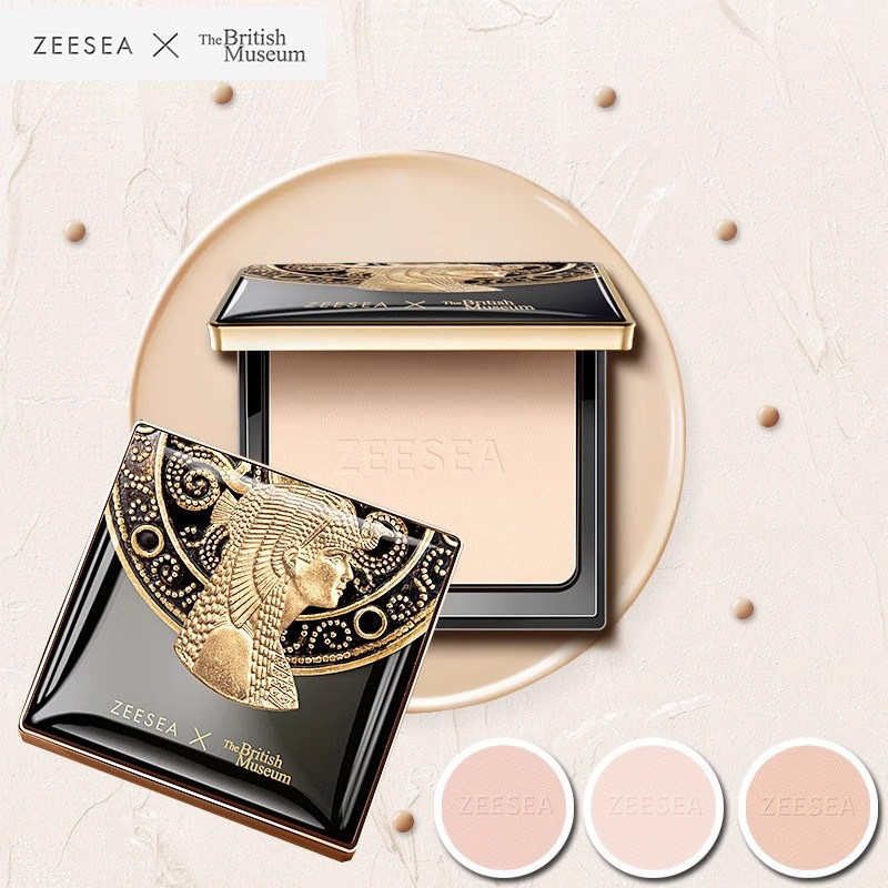 ZEESEA Powder Oil Control 滋色粉饼控油 Set Makeup Lasting Honey Powder Set ...