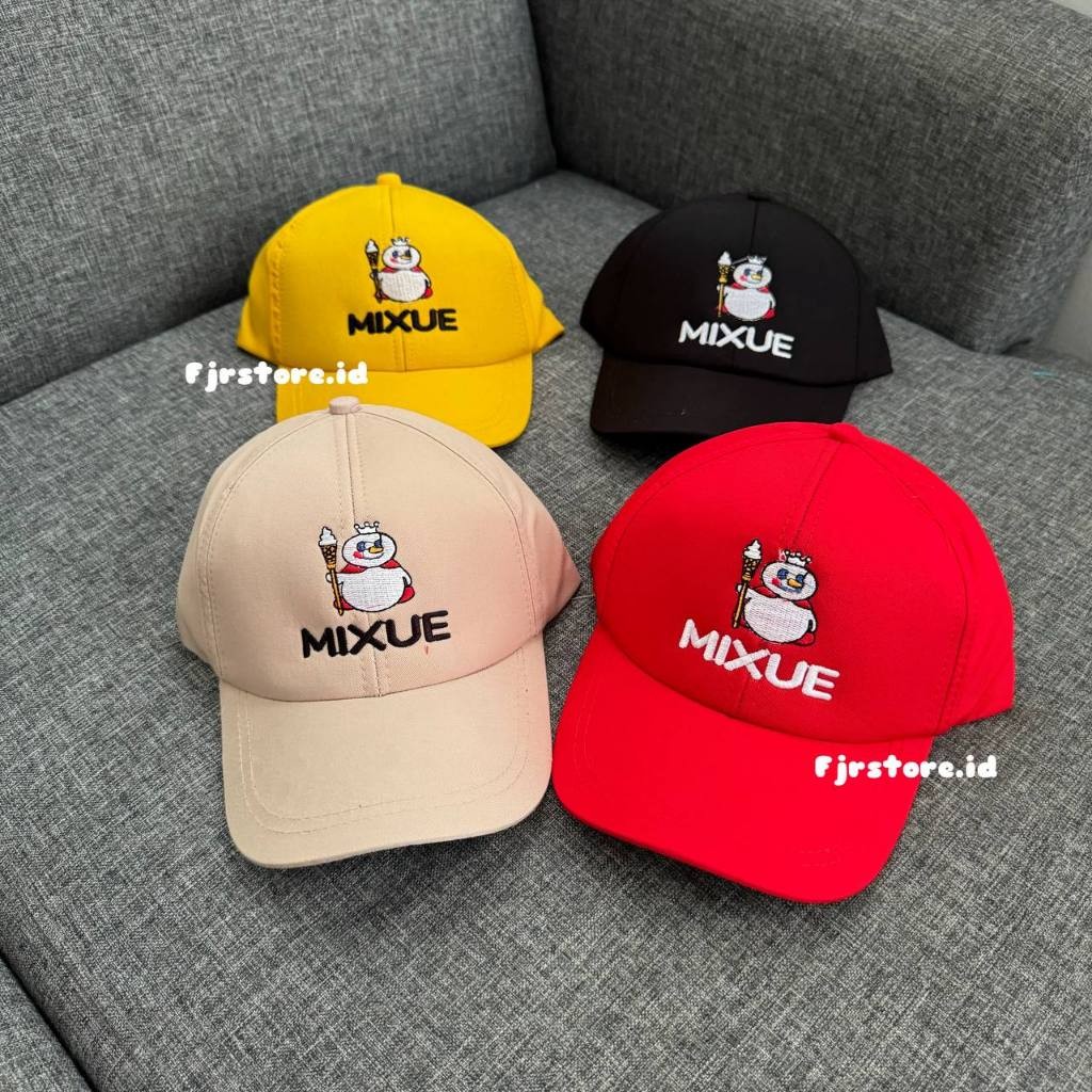 Boys' and Girls' Baseball Caps with Mixue Embroidery Motifs - Viral ...