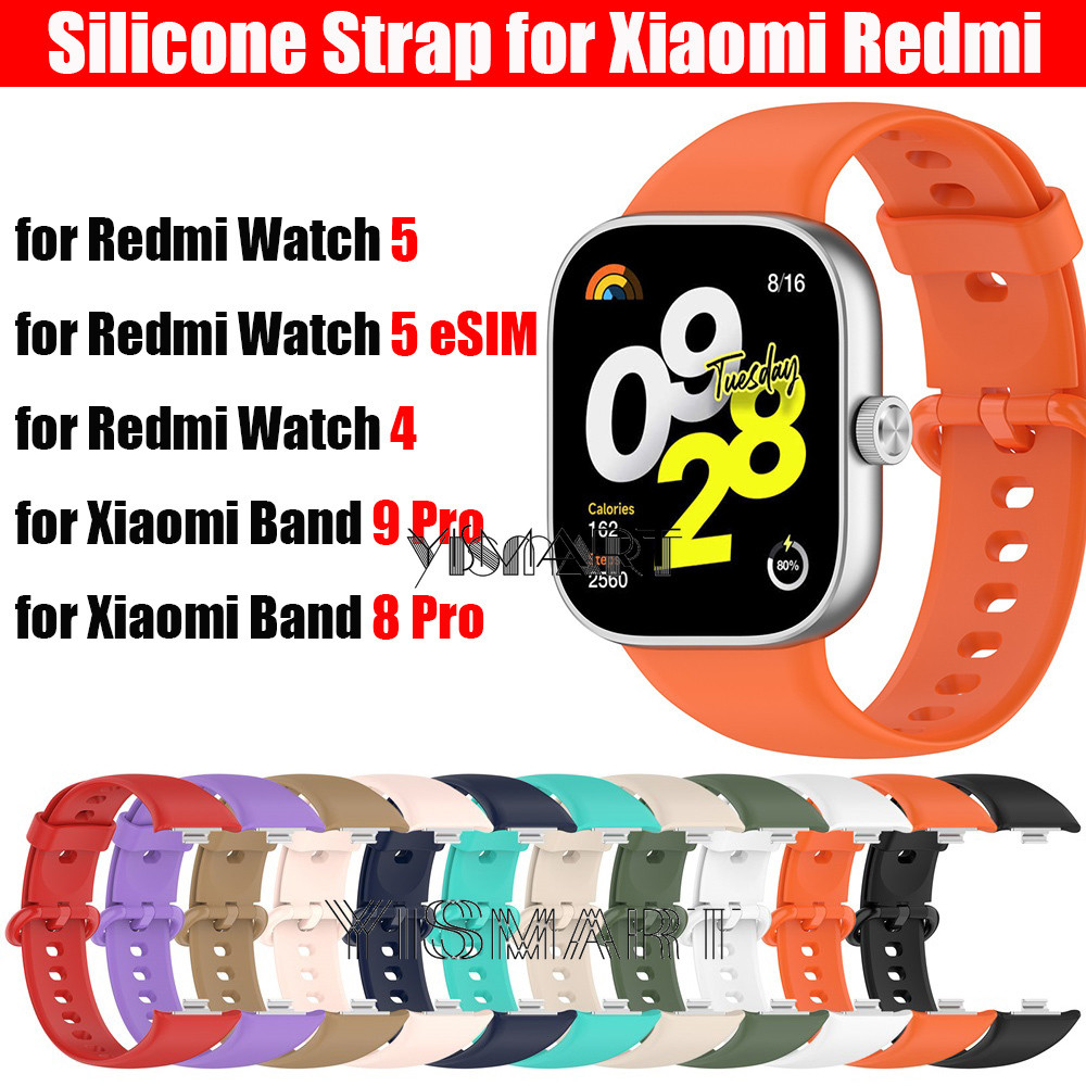 Silicone Strap for Redmi Watch 5 4 Replacement Watchband Sport Bracelet ...