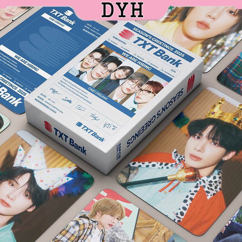 55pcs TXT LOMO Card 2025 SEASON'S GREETINGS Album Photocard KPOP ...