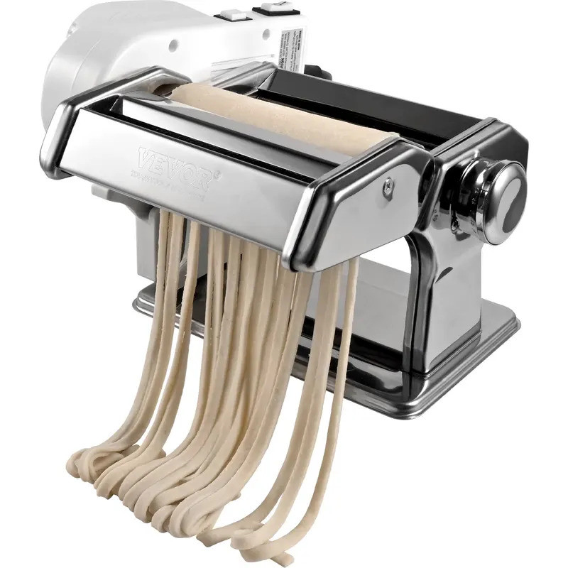 VEVOR Electric/Manually Pasta Maker Machine,Stainless Steel Noodle ...