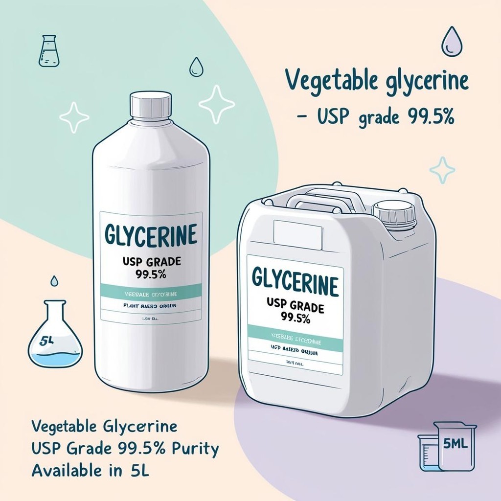 Glycerine | USP Grade 99.5% | Vegetable Glycerin | Plant Based Glycerin ...
