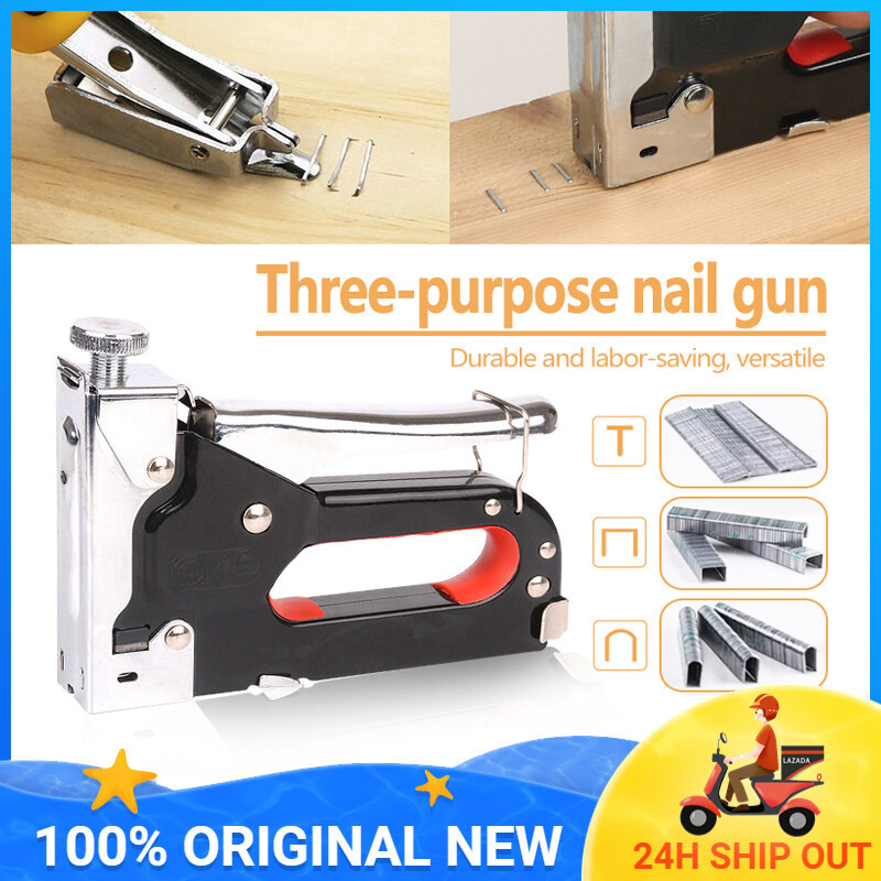 【Free 600pcs Nails】 Heavy Duty 3 In 1 Multitool Nail Stapler Gun ...