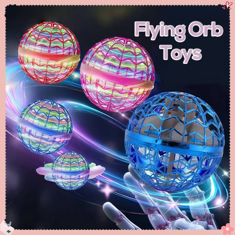 Flying Ball Toys with 360° Rotating Magic Luminous Magic Boomerang ...