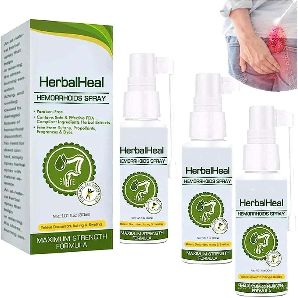 30 Ml Hemorrhoid Spray,Hemorrhoid Treatment Spray,Natural Herbal ...