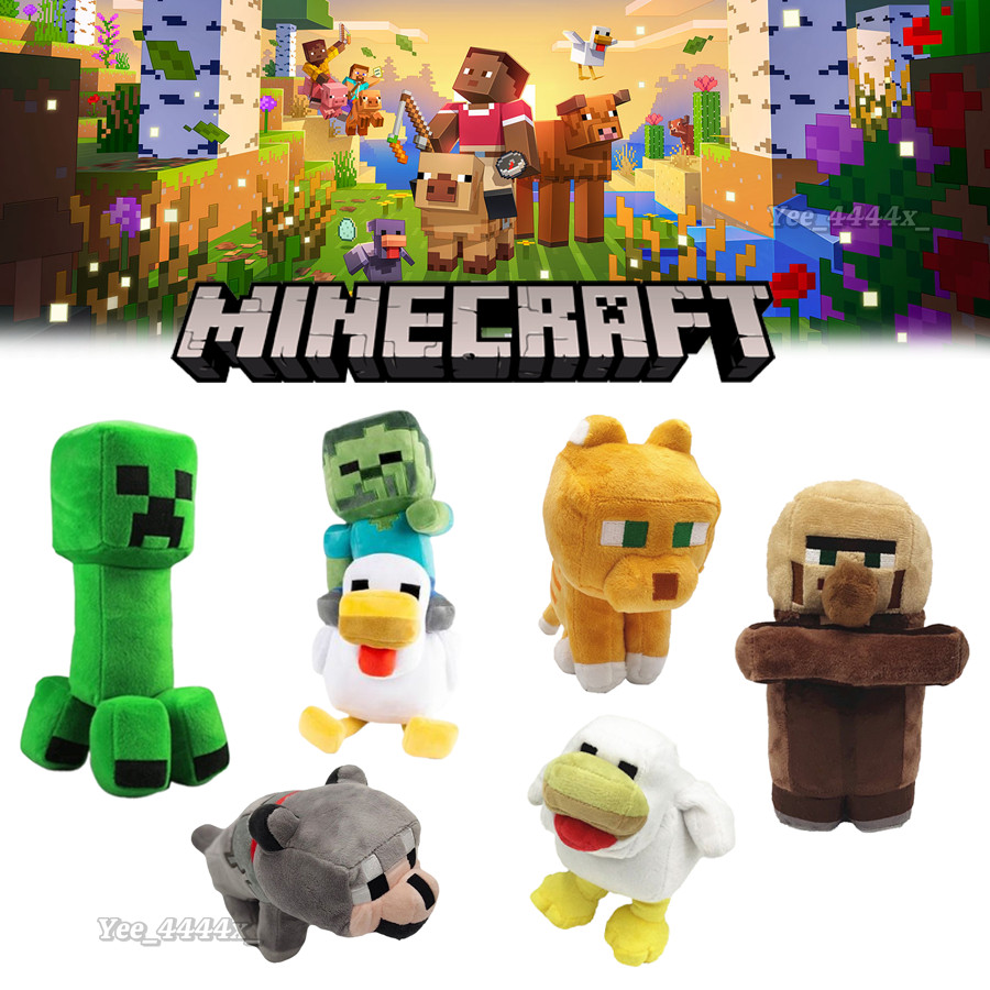 Minecraft Chicken Plush Toy Cartoon Minecraft Anime Stuffed Doll Game ...