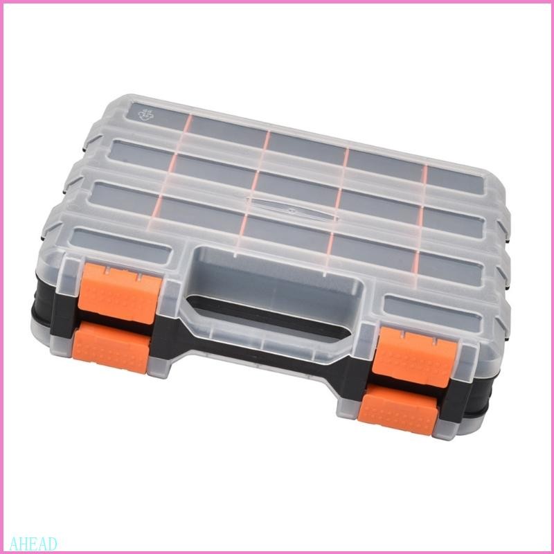 Ahead Plastic Screw Organizer Box with Removable Divider Tool Part ...