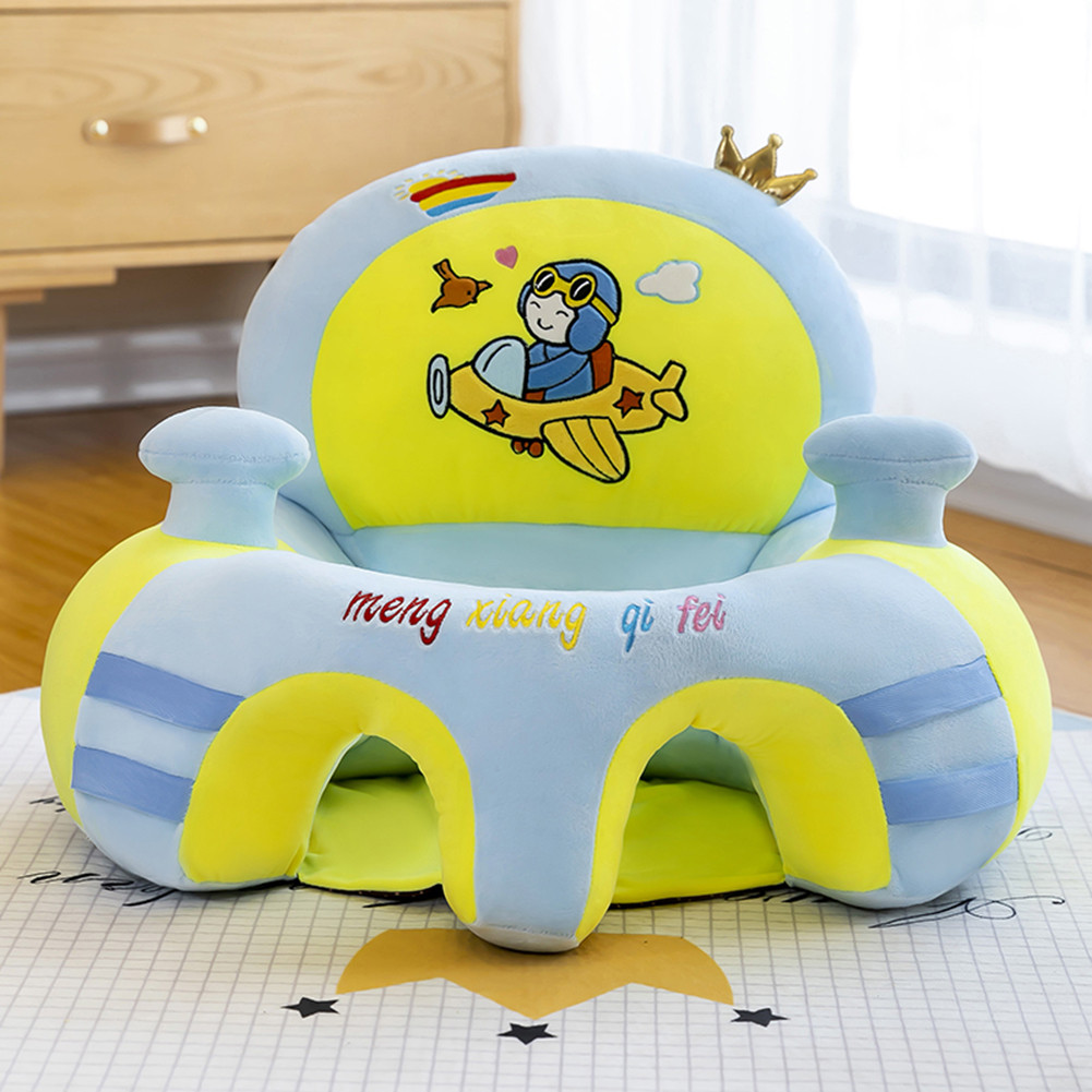 Newborn Baby Cute Cartoon Baby Sofa Cover Learning To Sit Seat Feeding ...