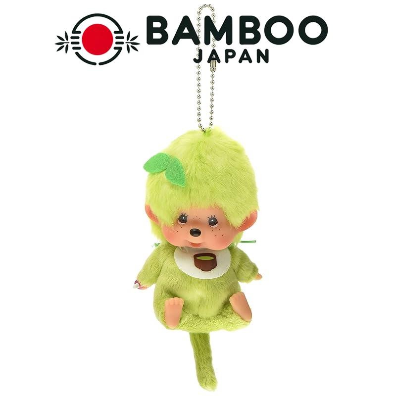 Sekiguchi Matcha Monchhichi Face Large SS Keychain Boy Height about ...