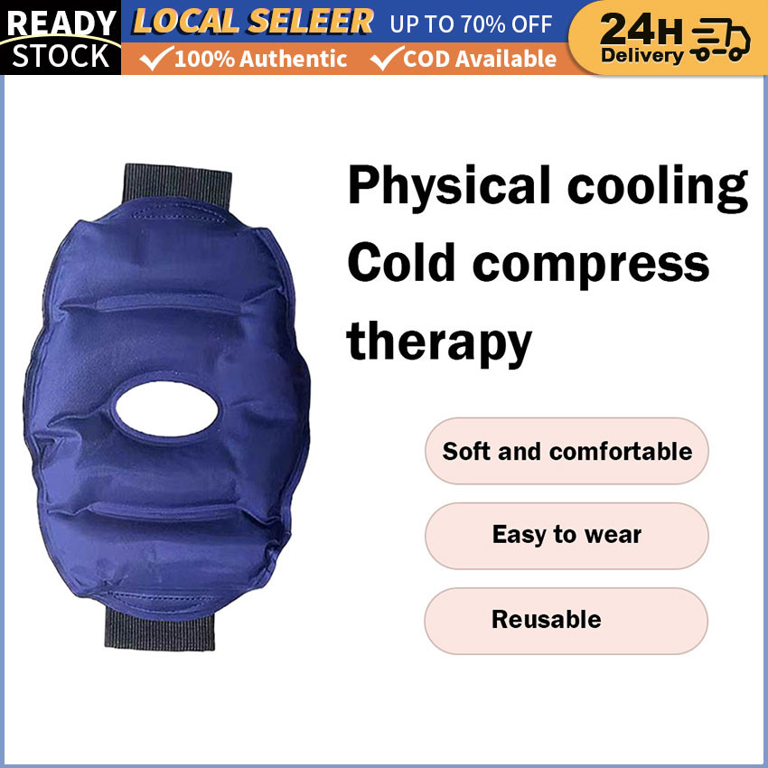 Blue Gel Pack with Adjustable Straps for Injuries First Aid Tendonitis ...